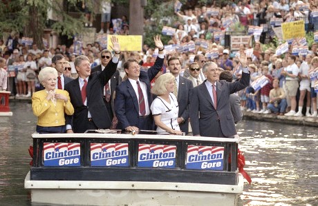 Bill Clinton made a whistle-stop visit to San Antonio on August 27 ...