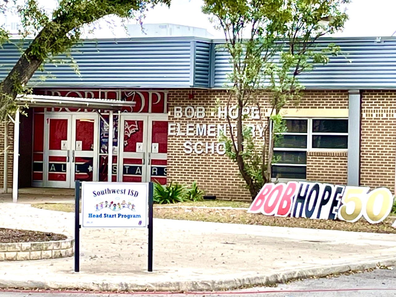 Bob Hope came to San Antonio to open a school named in his honor ...