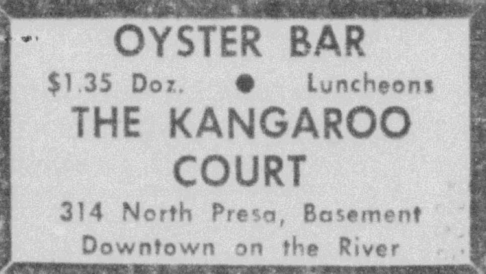 MEMORIES OF THE OPENING OF THE “KANGAROO COURT” – Memories of San Antonio